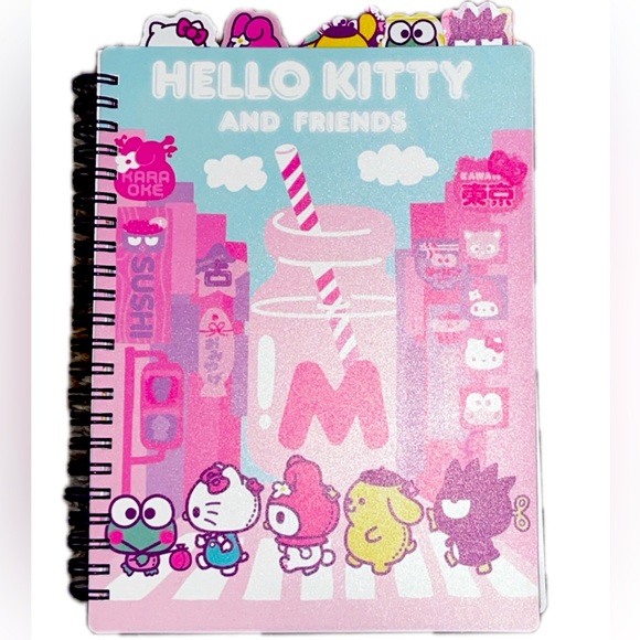 Hello Kitty | Office | New Hello Kitty Friends Journal With 5 Tabs | Poshmark